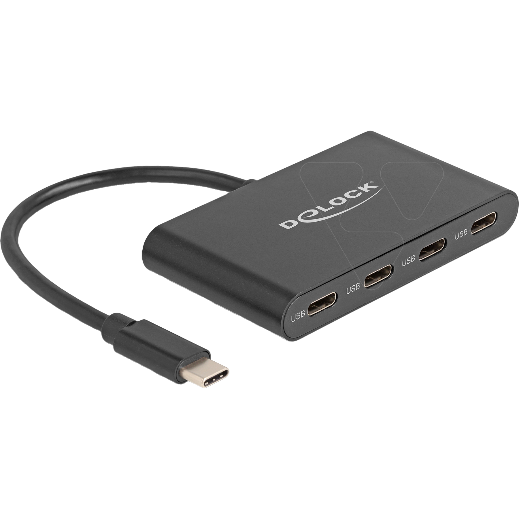 Delock USB 3.2 Gen 2 USB Type-C Hub with 4 x USB Type-C female – 10 Gbps