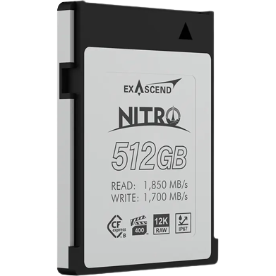 Exascend 512 GB Nitro CFexpress Type B Card