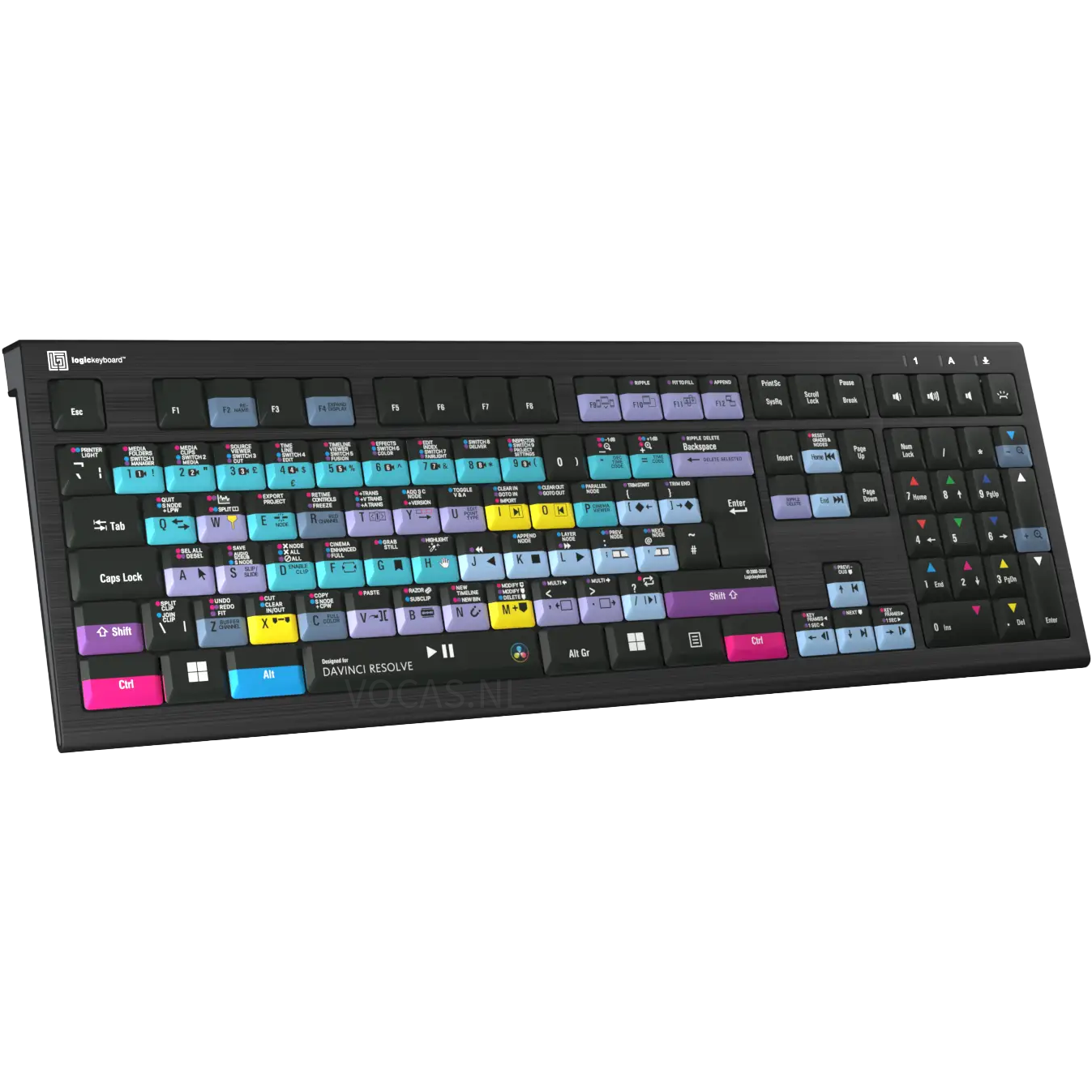 LogicKeyboard DaVinci Resolve - PC ASTRA 2 Backlit Keyboard (UK ...