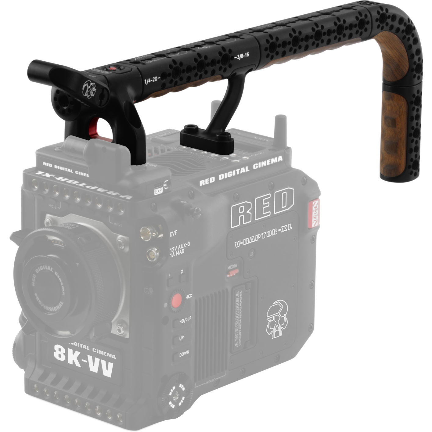 RED V-Raptor XL Top Handle with Extensions - Vocas Sales & Services is ...