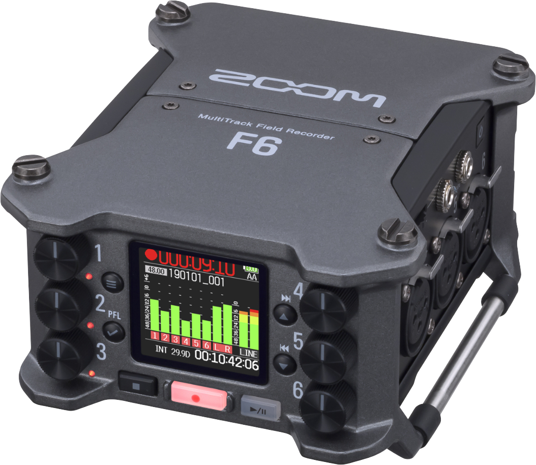 Zoom F6 32 Bit Floating Multitrack Field Recorder - Vocas Sales ...